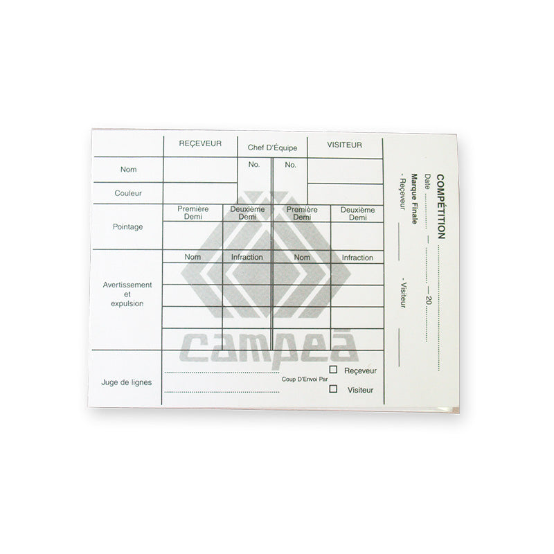 Score Cards-French Pk (10) – Affiliated Sports Group / Groupe Sport ...